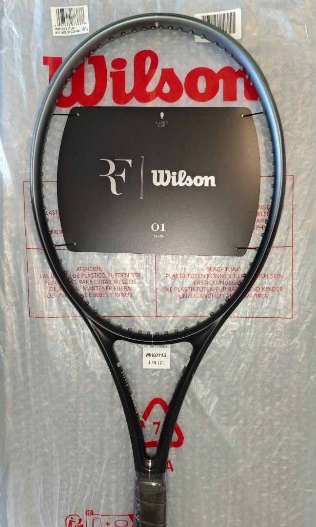 Wilson **Laver Cup** RF01 (300g) Grip2 全新 100% new tennis racket 網球拍 ...