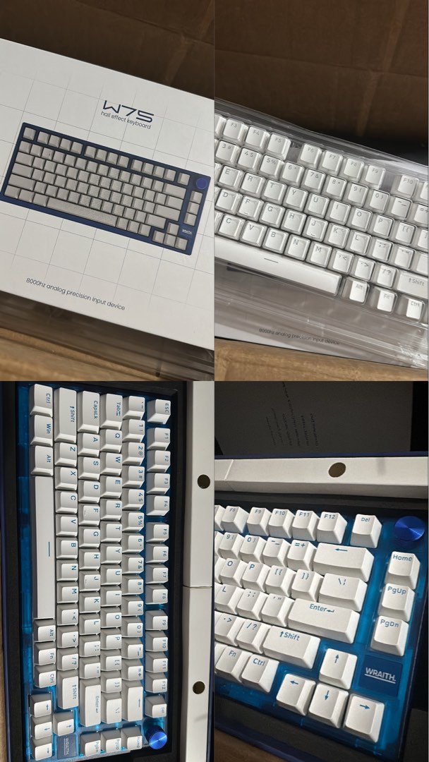 Wraith W75 Analog HE Keyboard - Founder's Edition (Blue), Computers ...
