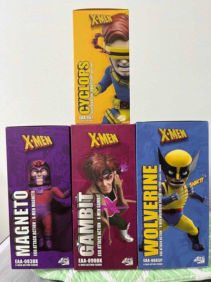 X-Men Beast Kingdom Bundle (Gambit, cyclops, magneto, wolverine ...