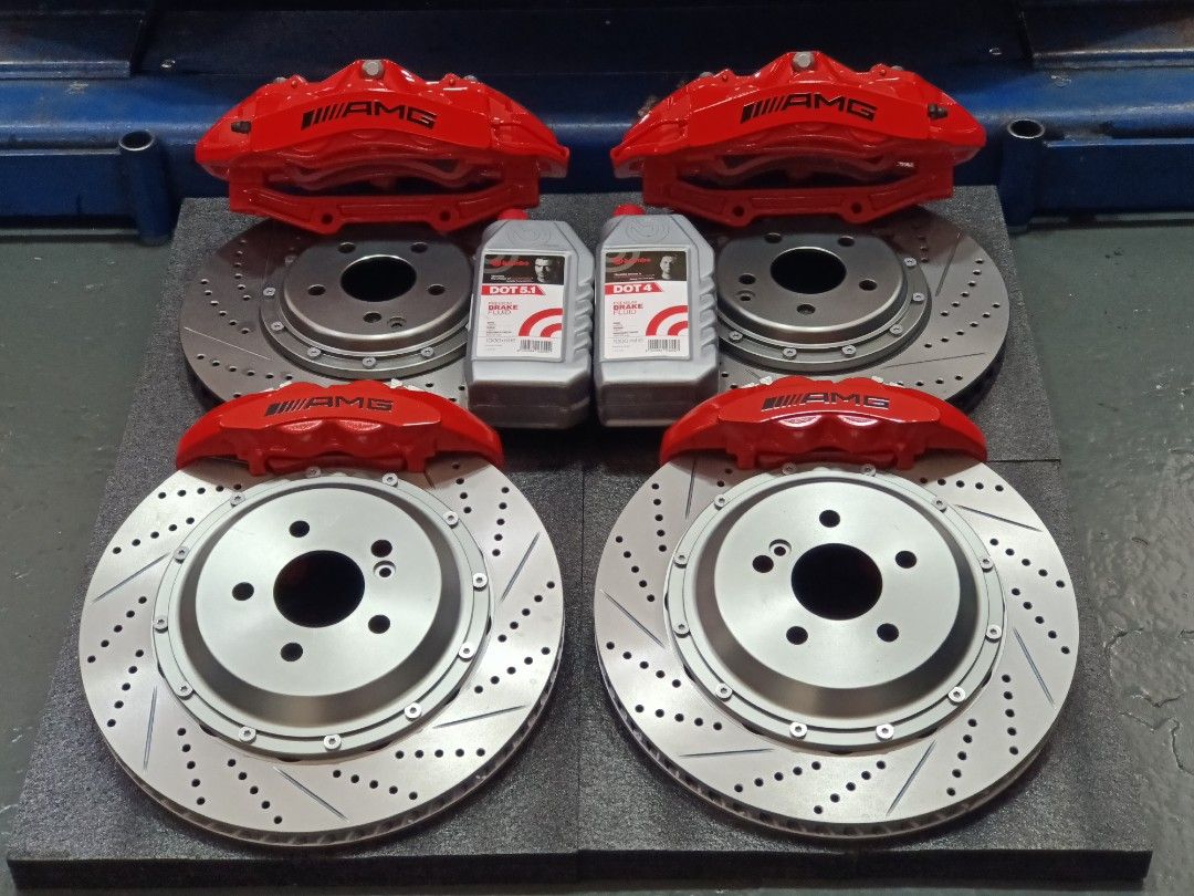 Genuine Refurbished Mercedes AMG Brake Kit BBK For W204, W211, W212 ...