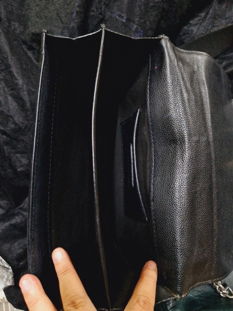 Ysl sunrise black sling, Luxury, Bags & Wallets on Carousell