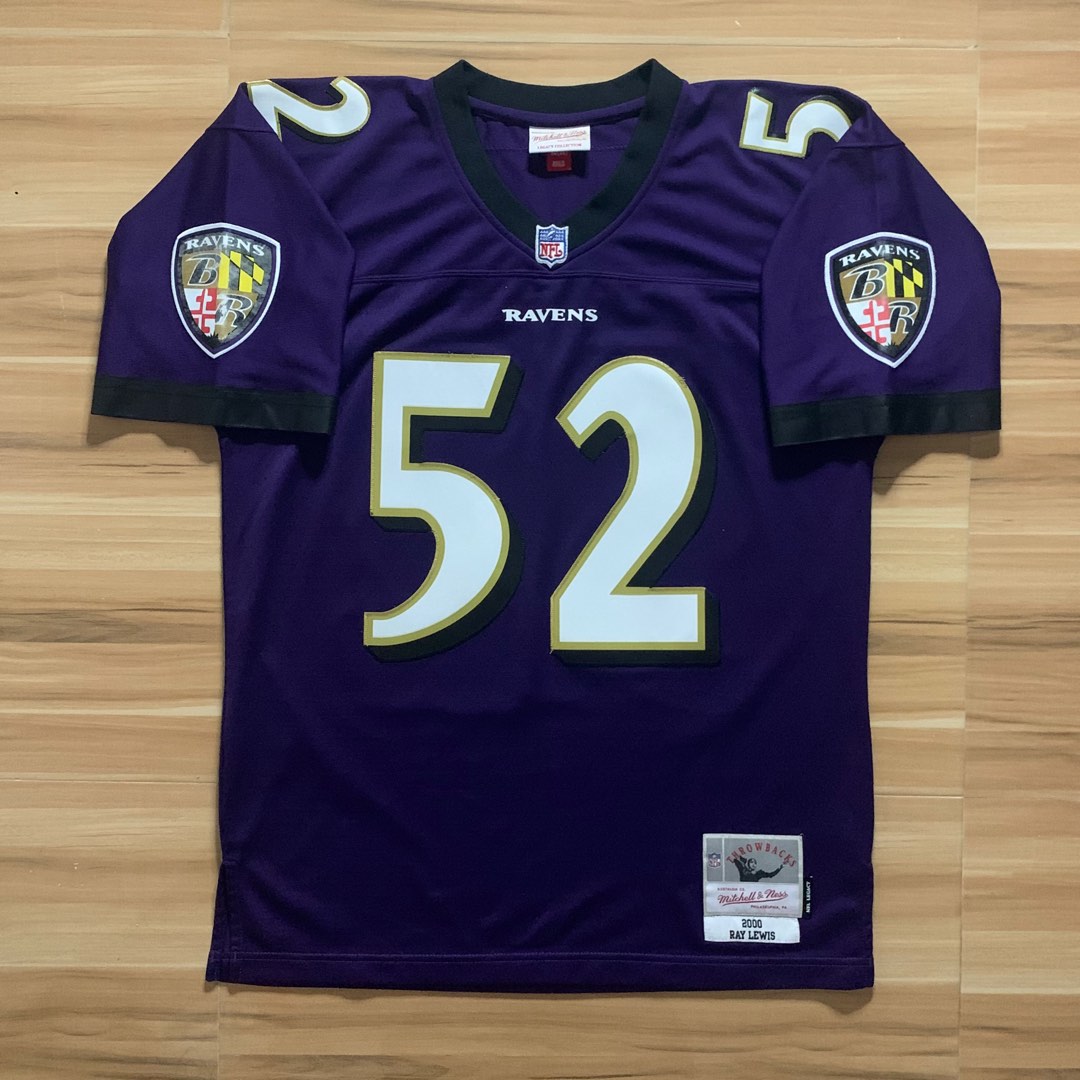2000 RAY LEWIS BALTIMORE RAVENS HOME THROWBACK NFL LEGACY JERSEY (2021 ...