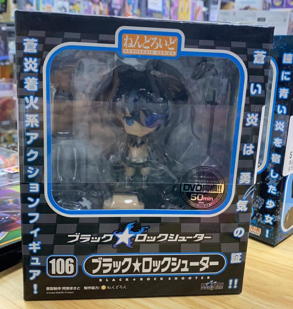 SOLD 全新 GSC Goodsmile Company Nendoroid 106 Black Rock Shooter 黑岩射手 黏土人 ...