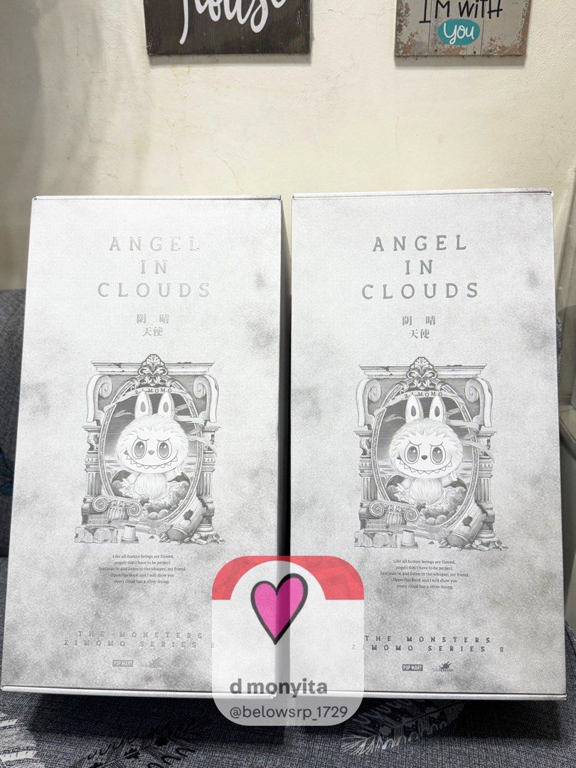 LAST 1 Angel in Clouds | Zimomo | Labubu | Popmart, Hobbies & Toys ...