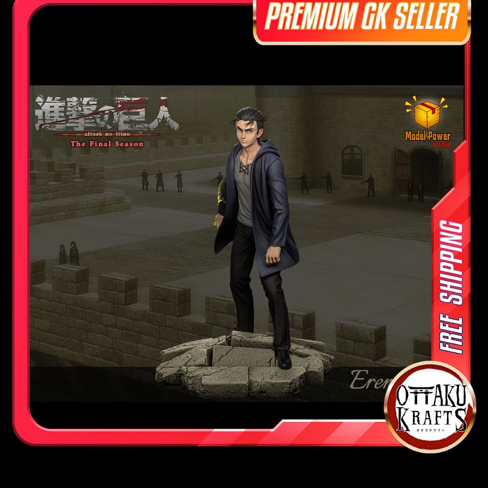 Attack On Titan | Eren Yeager X Pieck | Model Power Studio | 【FREE ...