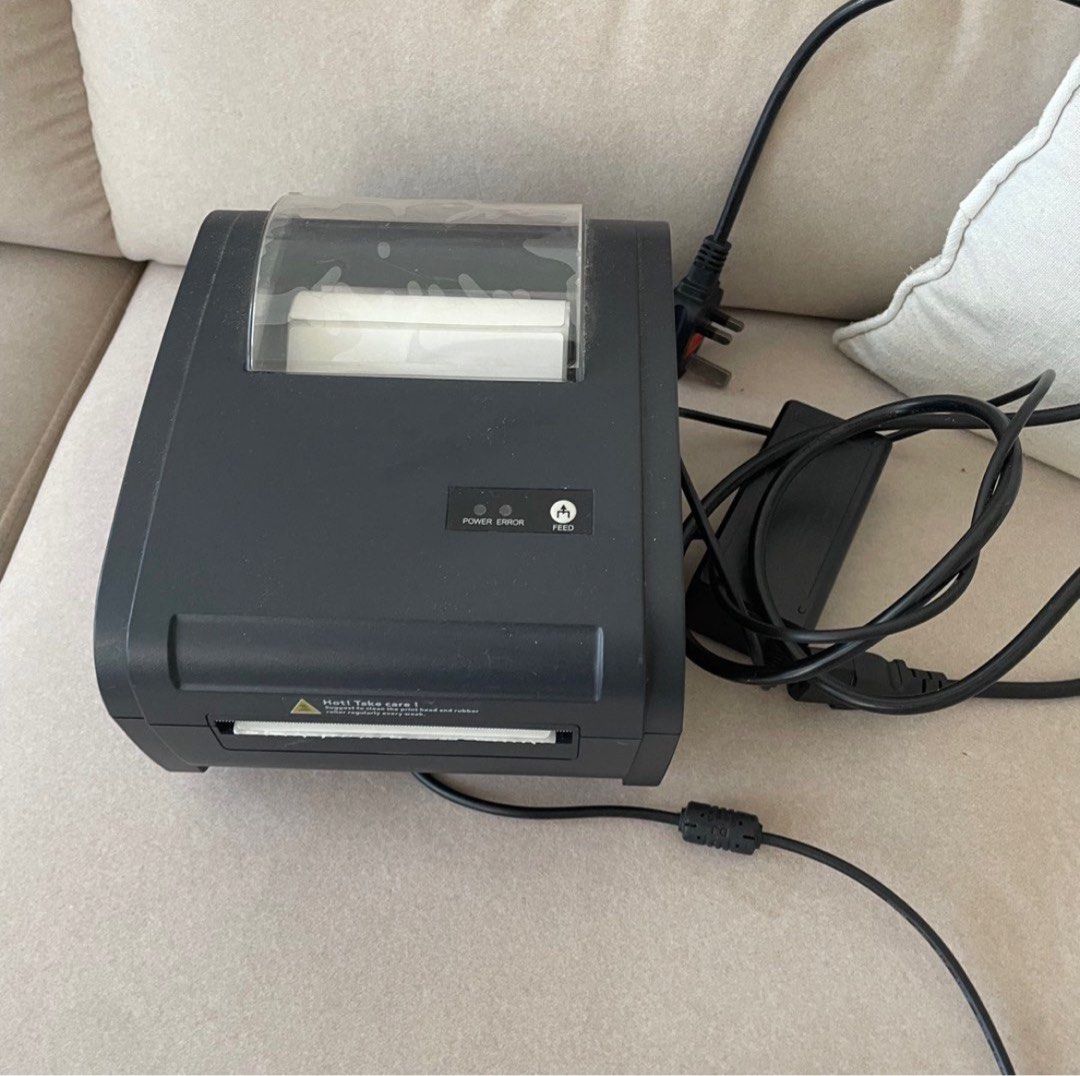 AWB Airway bill thermal label printer, Computers & Tech, Printers ...