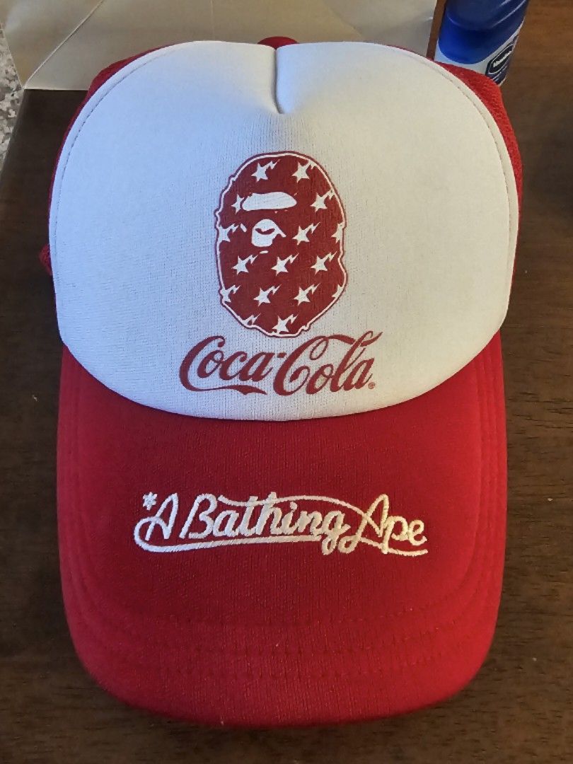 BAPE x Coca Cola Cap, Men's Fashion, Watches & Accessories, Cap & Hats ...