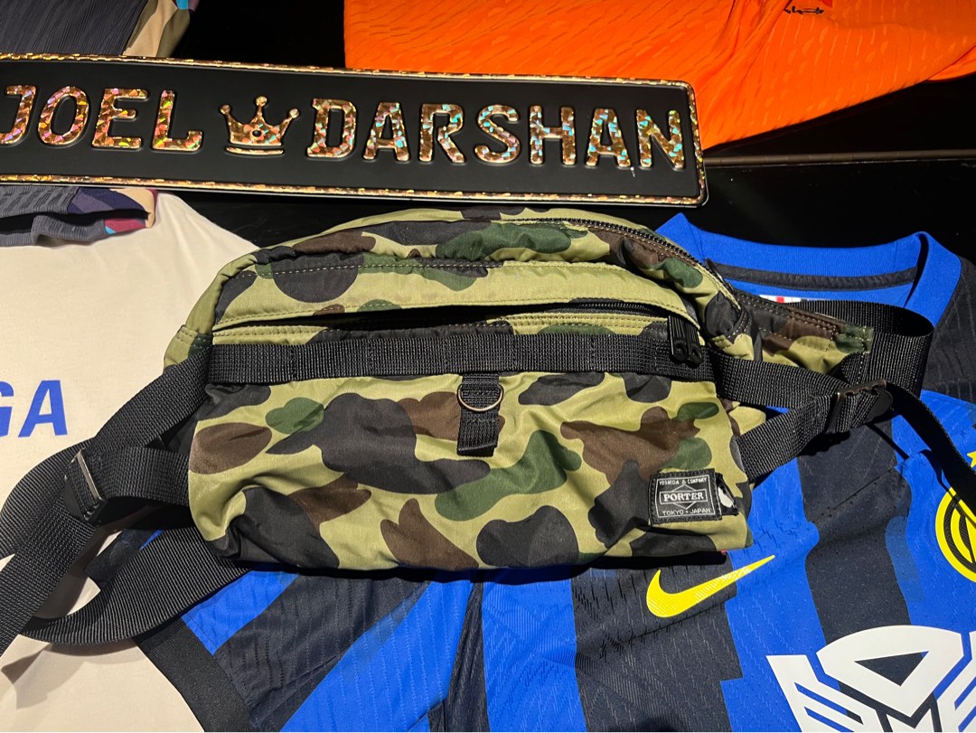 Bape x Porter Bag, Men's Fashion, Bags, Backpacks on Carousell