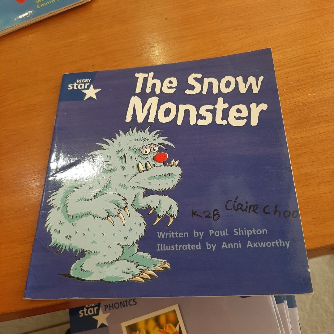 Buku the snow monster rigby star phase 5 set 17, Buku & Alat Tulis ...