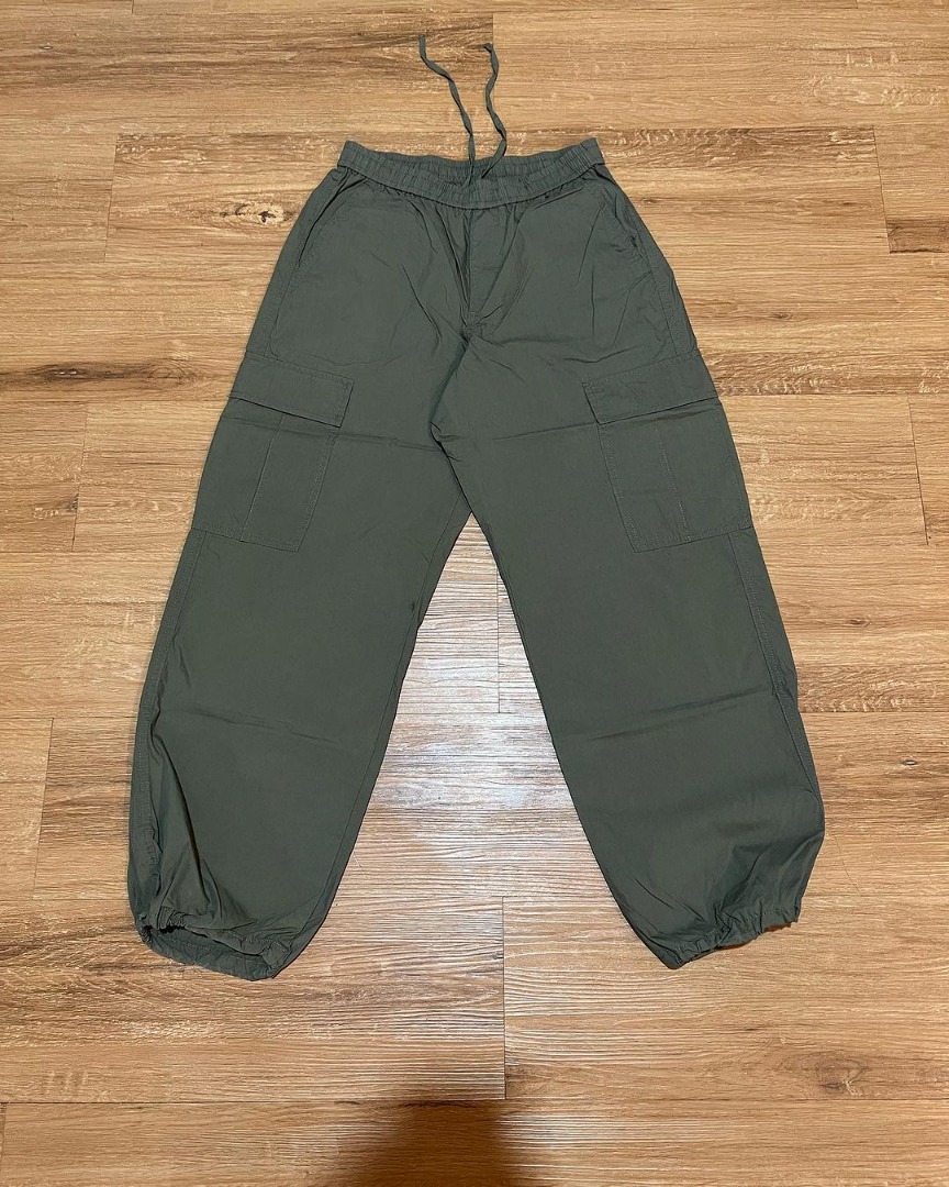 celana cargo Uniqlo baloon pants multi pocket army original cakep ...