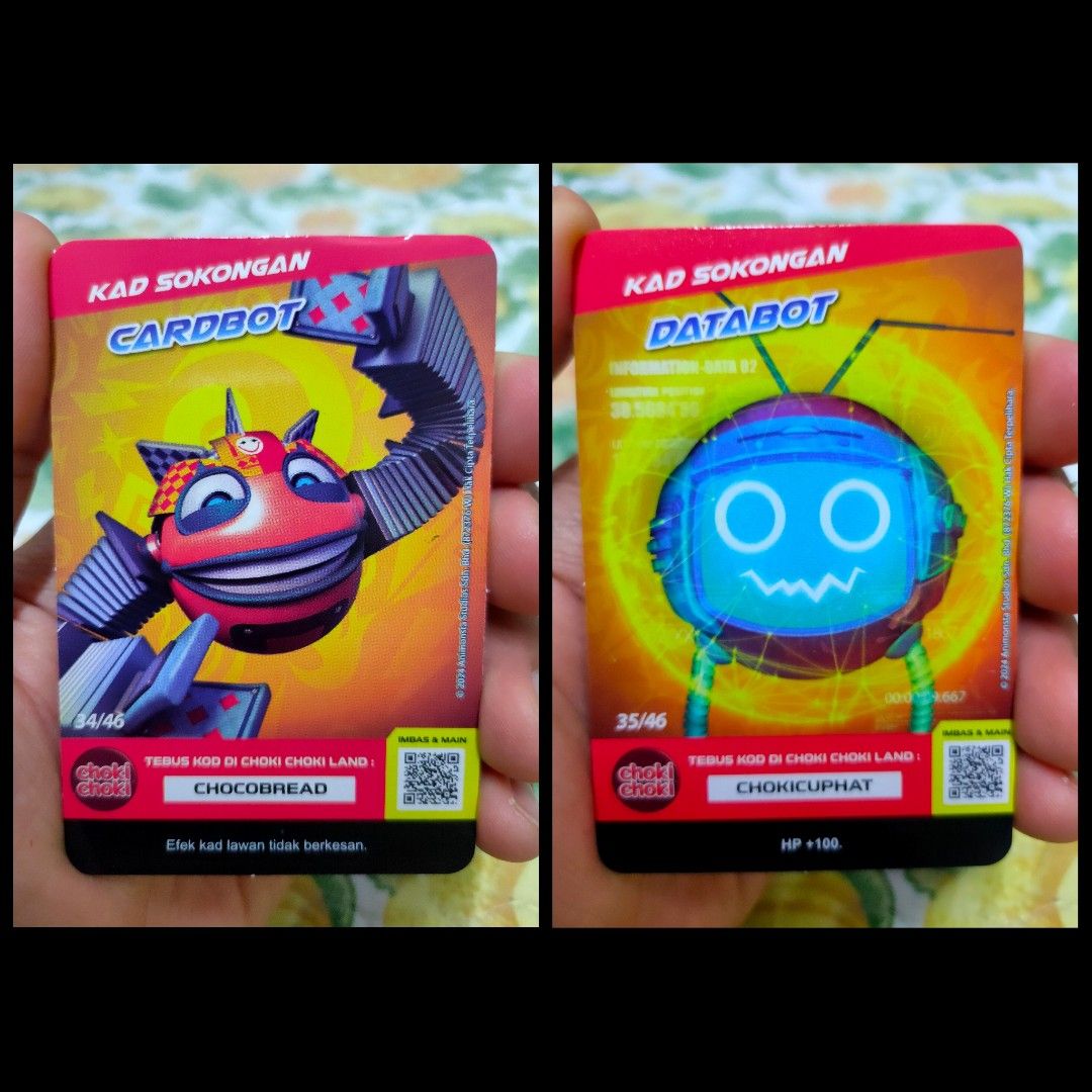 CHOKI CHOKI CARD BOBOIBOY, Hobbies & Toys, Collectibles & Memorabilia ...