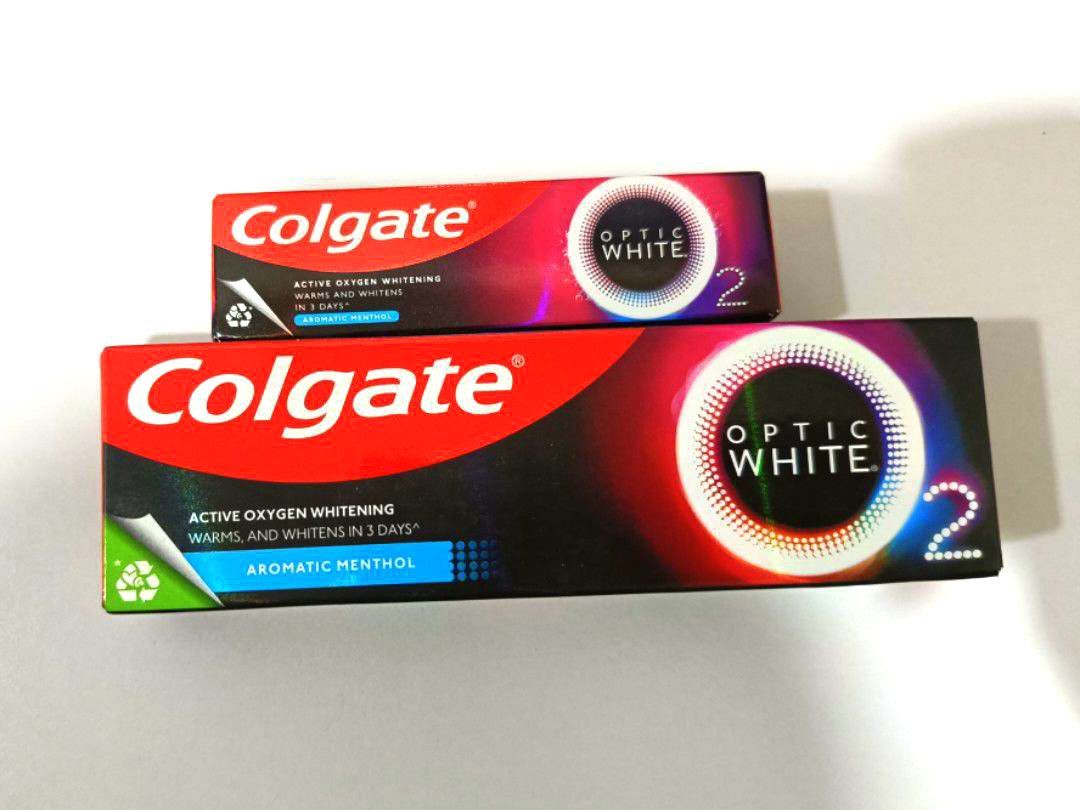 Colgate Optic White Toothpaste (85g + 20g), Beauty & Personal Care ...