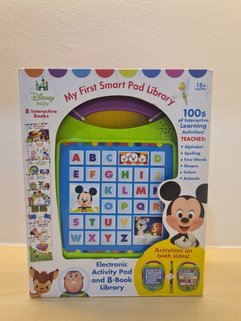 Disney Baby: My First Smart Pad Library Electronic Activity Pad and 8 ...