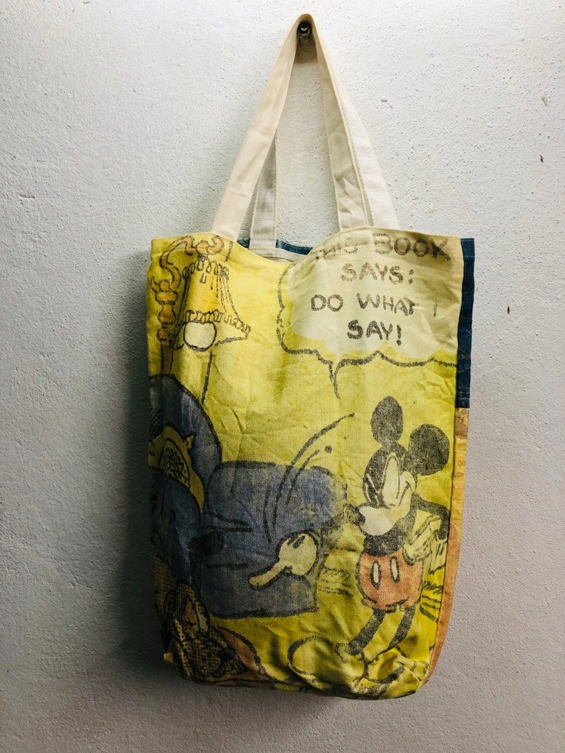 Disney tote beg, Women's Fashion, Bags & Wallets, Tote Bags on Carousell