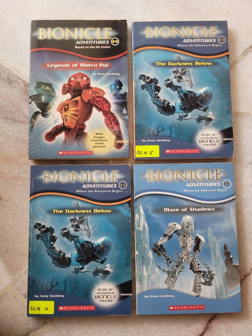 (ENG) BIONICLE Adventures #3 #4 #6, Hobbies & Toys, Books & Magazines ...