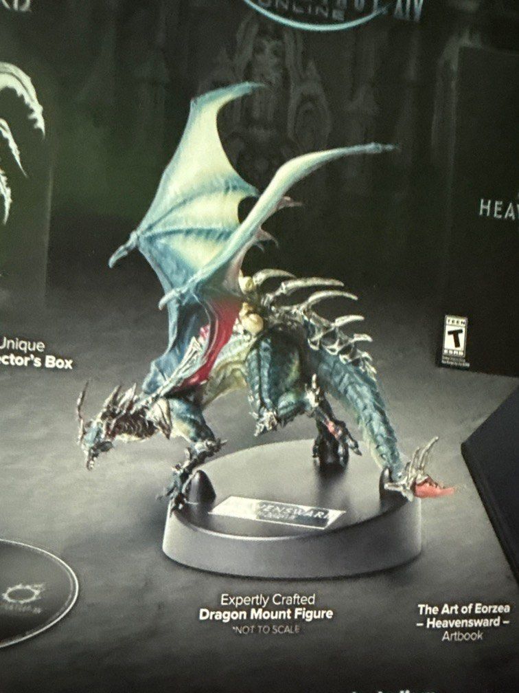 FFXIV Heavensward Dragon Mount Figure, Hobbies & Toys, Toys & Games on ...