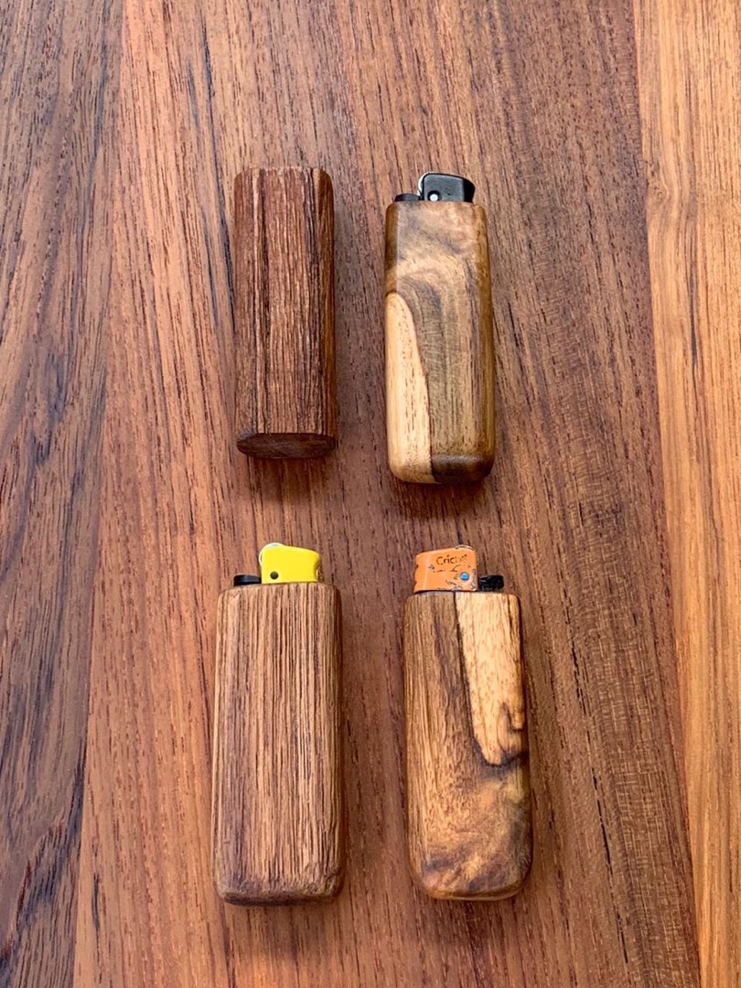 Handmade solid wood cricket lighter case, Hobbies & Toys, Collectibles ...