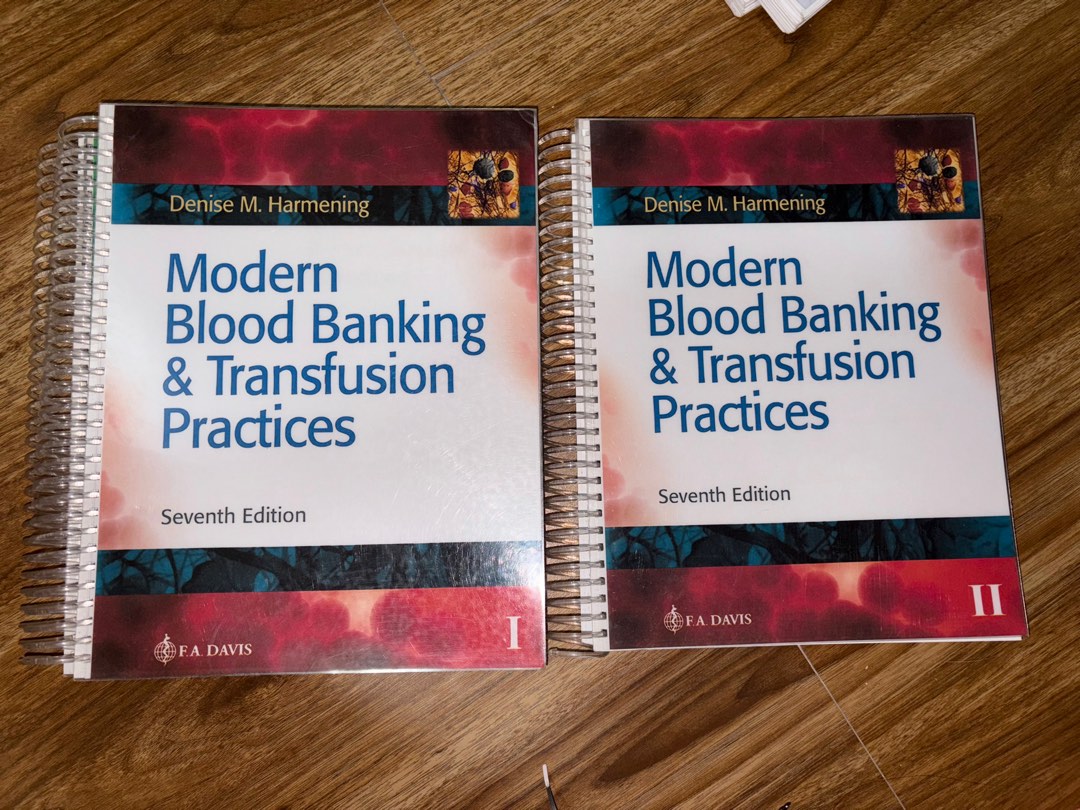 HARMENING Modern Blood Banking Seventh Edition, Hobbies & Toys, Books ...