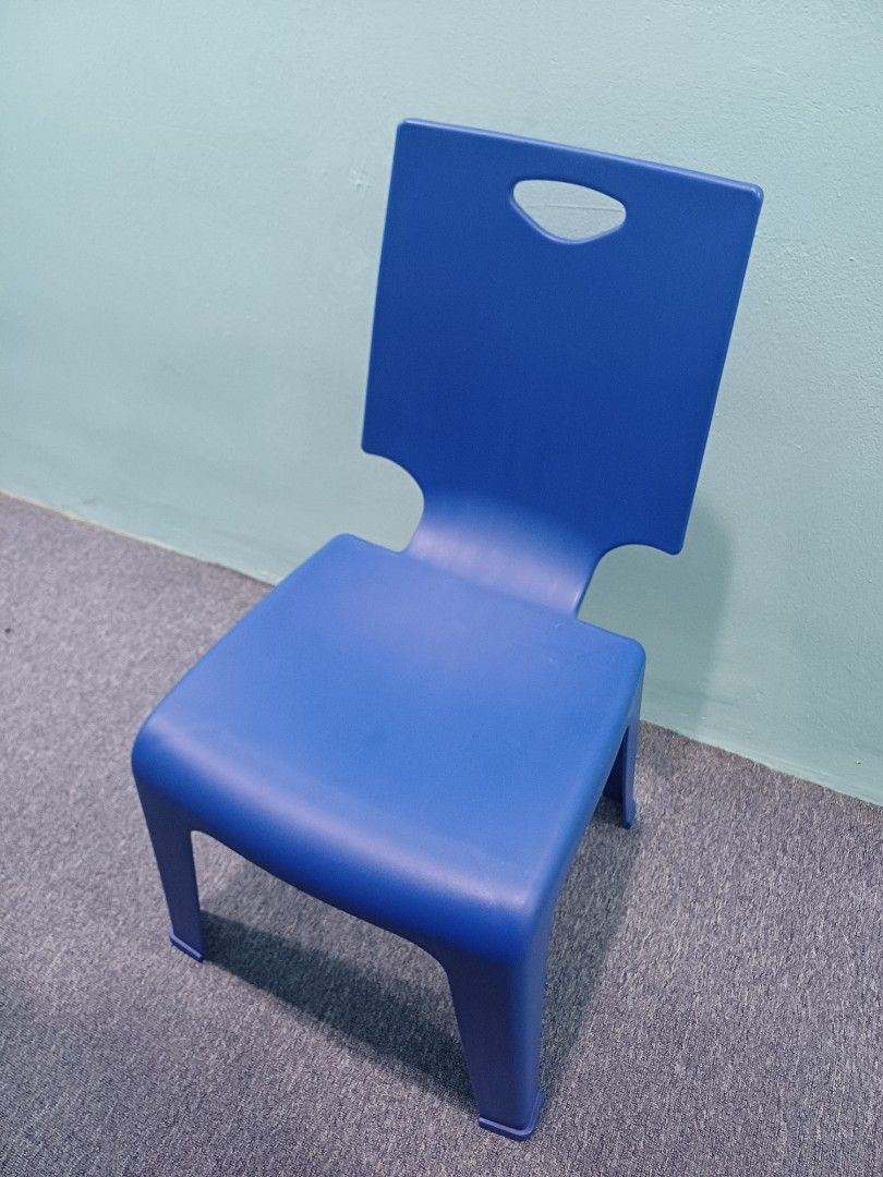 Heavy duty plastic chair with handle, Furniture & Home Living ...