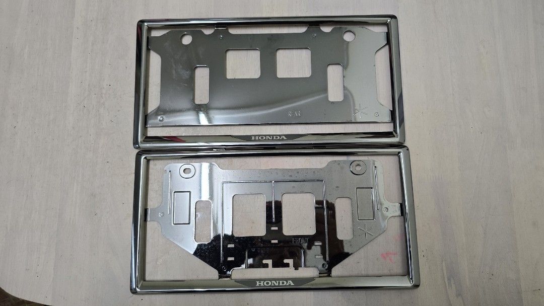 Honda Frame Plate | Smoke Chrome 2020 Japan, Auto Accessories on Carousell