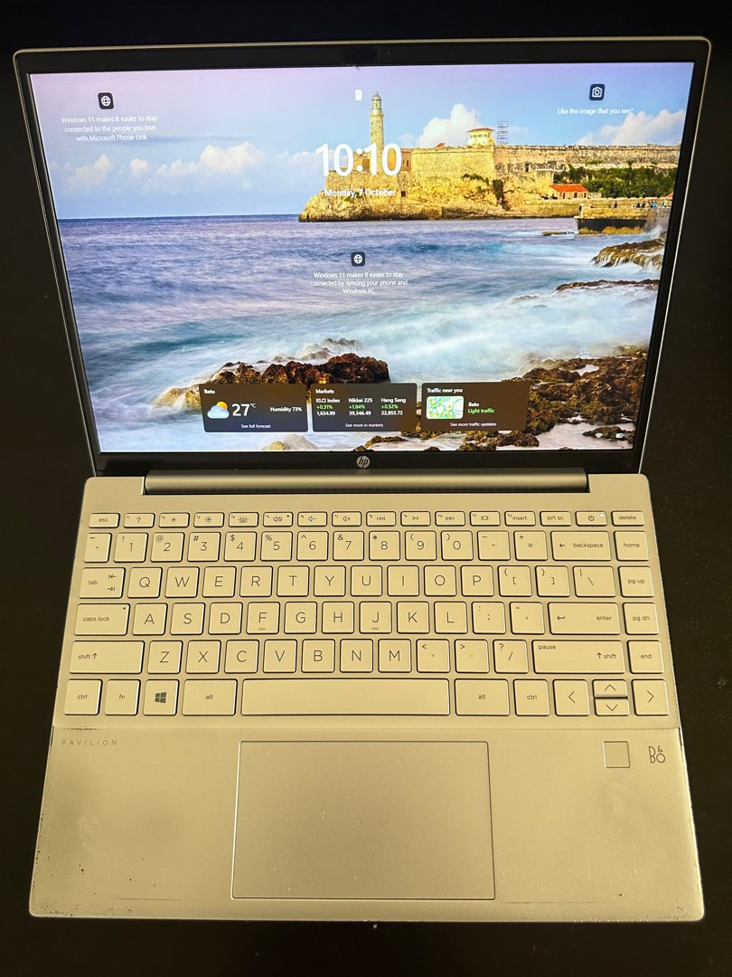 HP Pavilion Aero Laptop 13-be0049AU Natural Silver], Computers & Tech ...