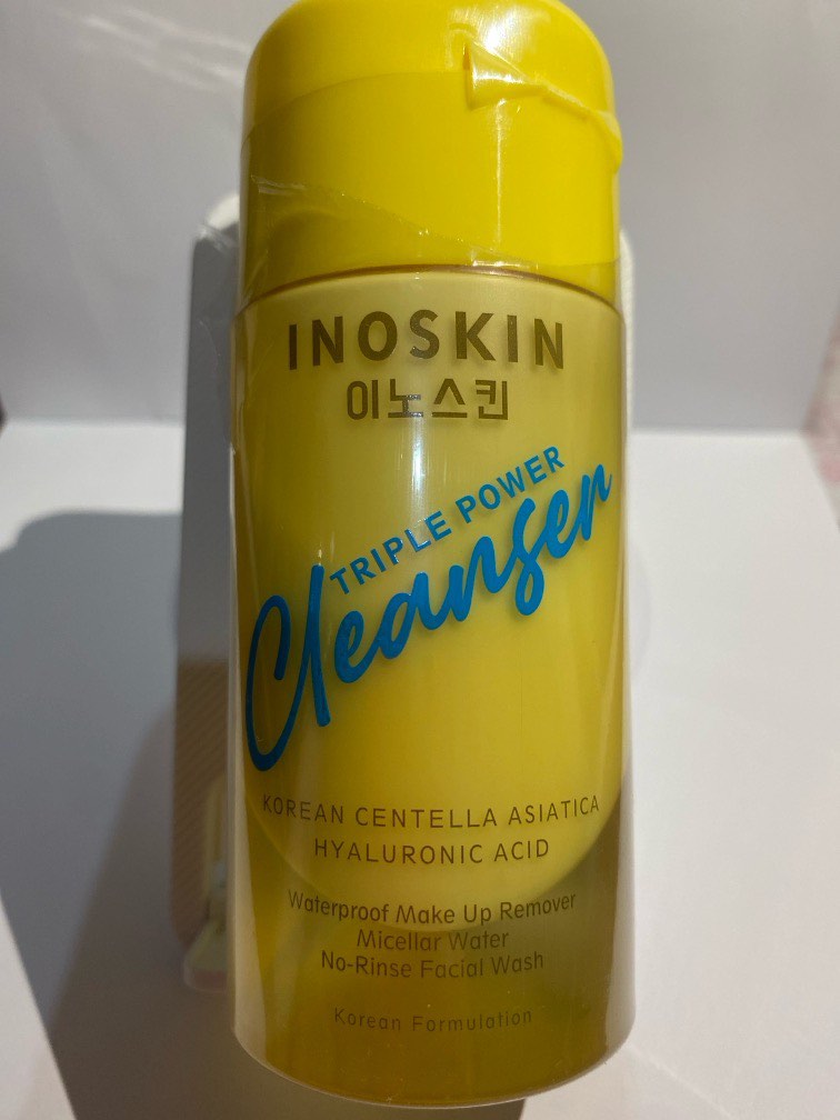 Inoskin Triple Power Cleanser, Kesehatan & Kecantikan, Kulit, Sabun ...