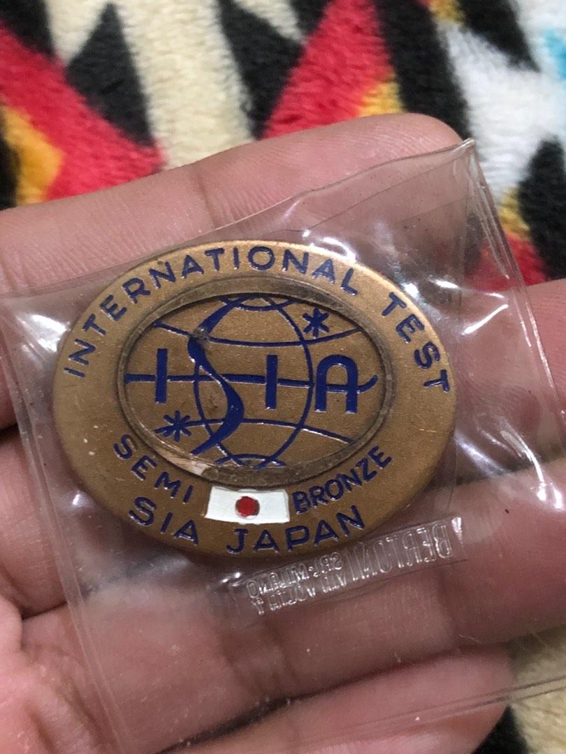 International test SIA japan bronze pin, Hobbies & Toys, Memorabilia ...