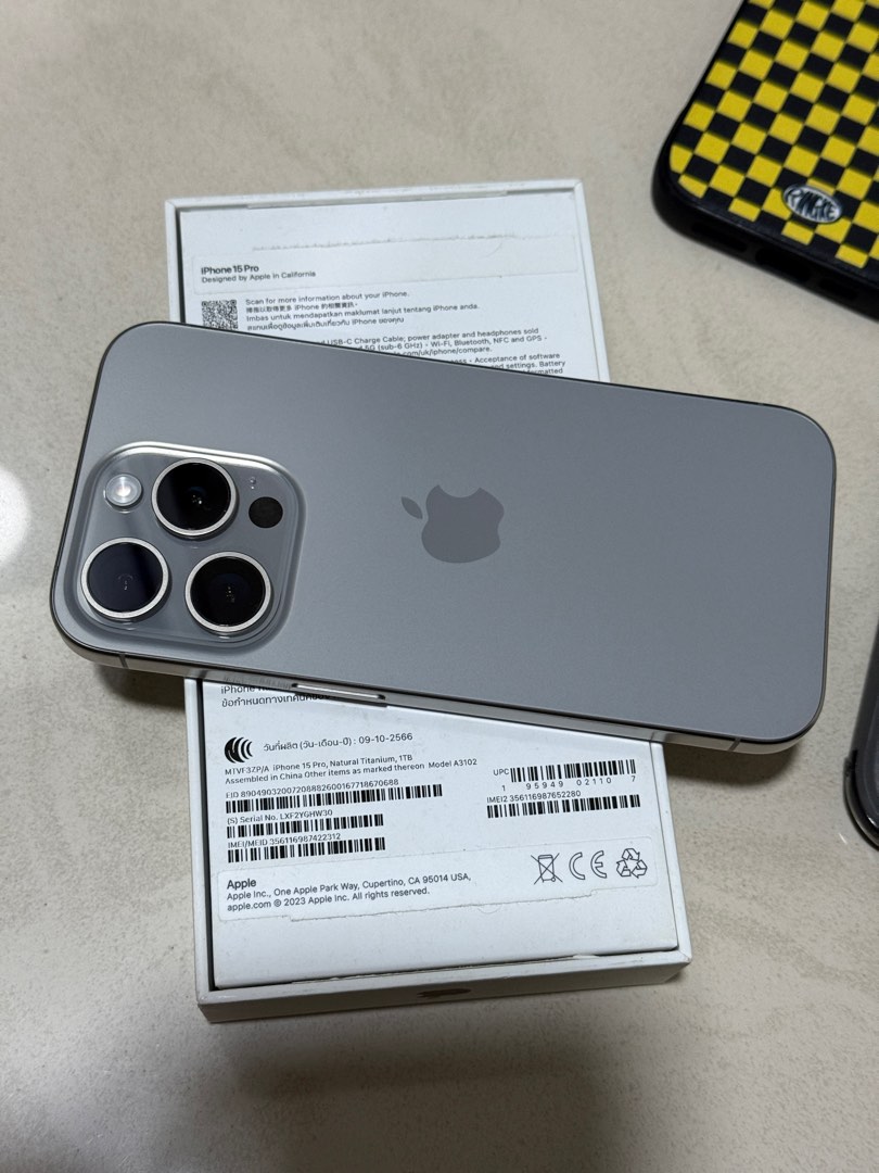 iPhone 15 Pro 1 TB Natural Titanium, Mobile Phones & Gadgets, Mobile ...