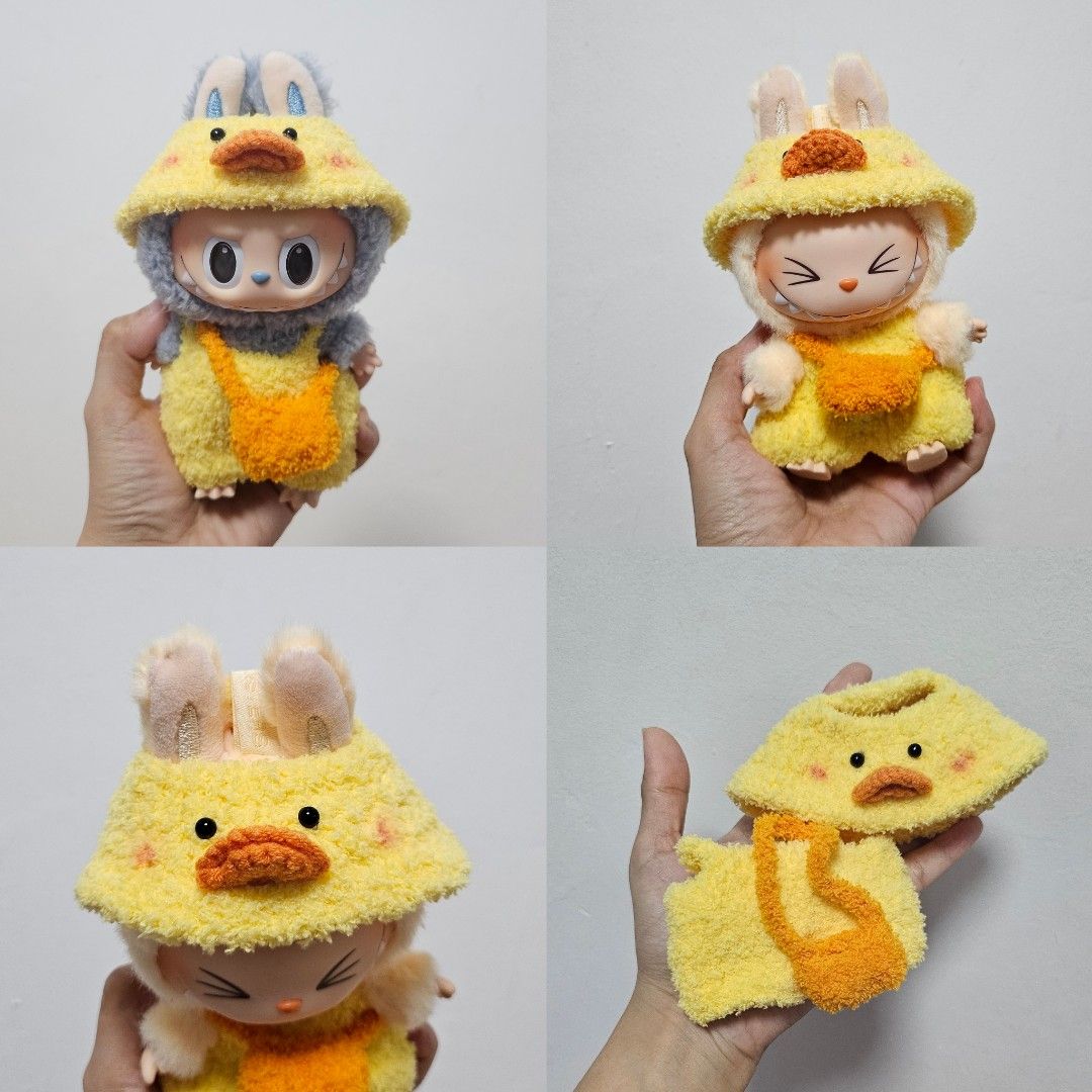 Labubu duck outfit, Hobbies & Toys, Stationery & Craft, Handmade Craft ...