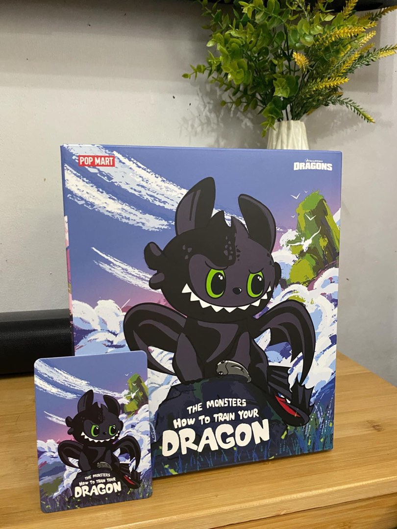 Labubu How to Train your Dragon (Black), Hobbies & Toys, Toys & Games ...
