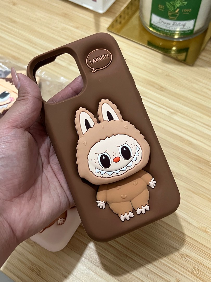Labubu iphone 15 and 13 pro max case and airpods 3 case, Mobile Phones ...