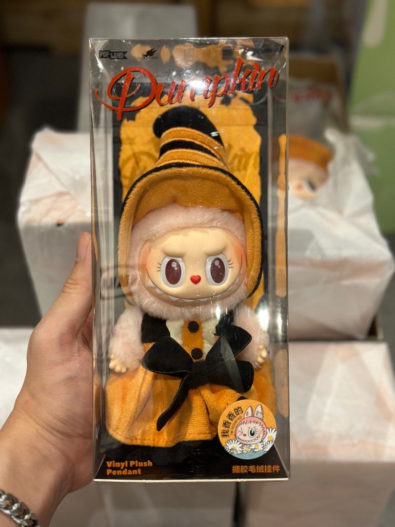 Labubu Magic of Pumpkin Mokoko Vinyl Plush Pendant (Pop Land Exclusive ...