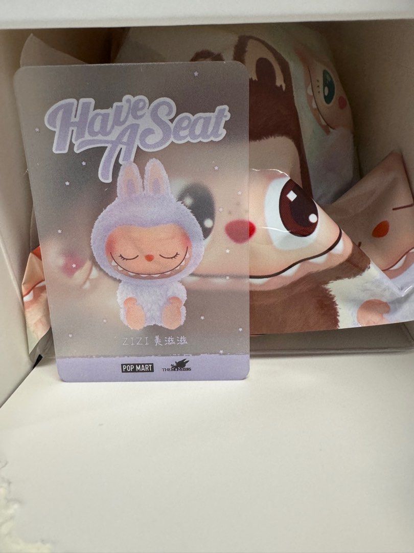 Labubu V2 sitting down version, Hobbies & Toys, Toys & Games on Carousell