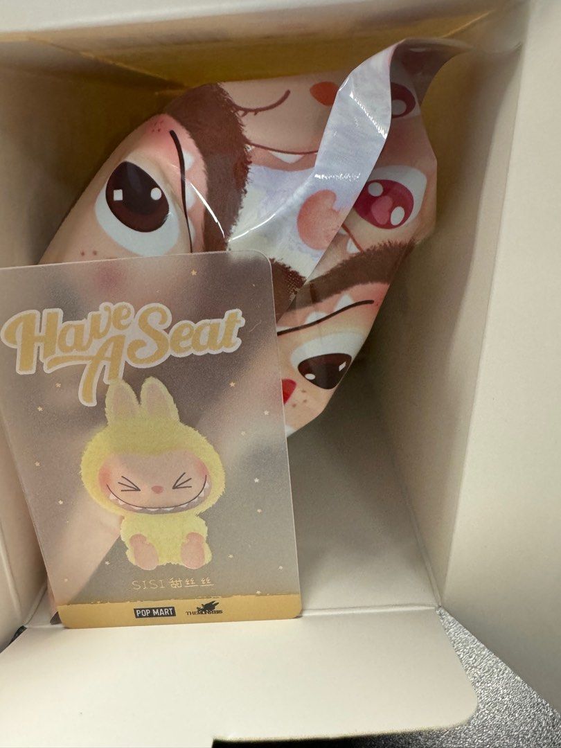 Labubu V2 sitting down version, Hobbies & Toys, Toys & Games on Carousell