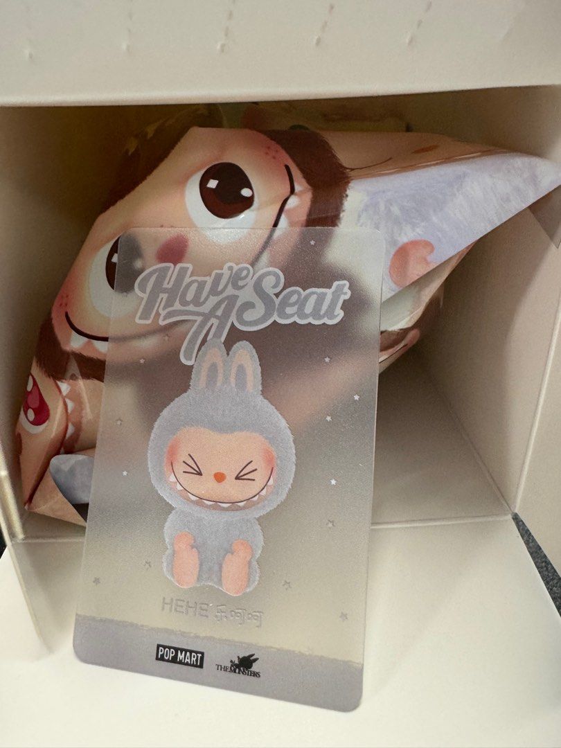 Labubu V2 sitting down version, Hobbies & Toys, Toys & Games on Carousell