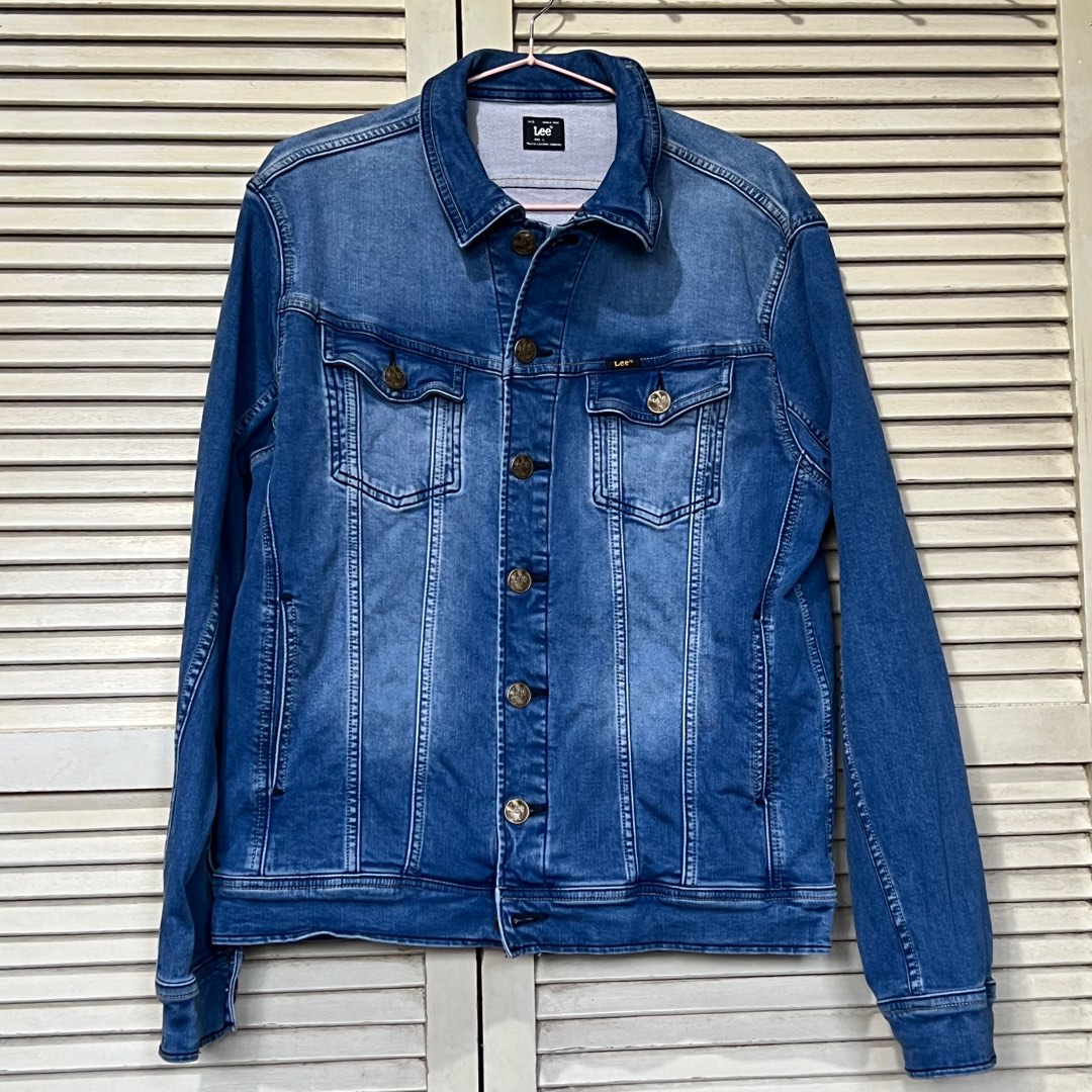 Lee Mid Blue Maong/Denim Jacket, Men's Fashion, Coats, Jackets and ...