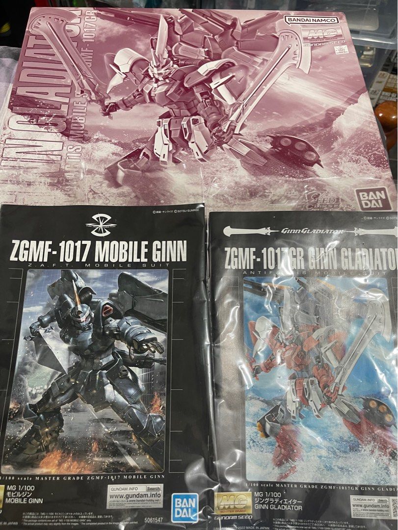 Mg 1/100 Ginn Gladiator & Ginn , Hobbies & Toys, Toys & Games on Carousell