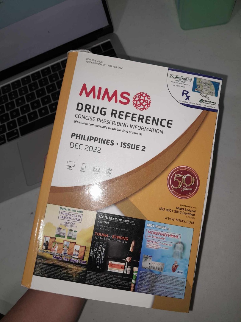 MIMS DRUG REFERENCE 2022 edition, Hobbies & Toys, Books & Magazines ...