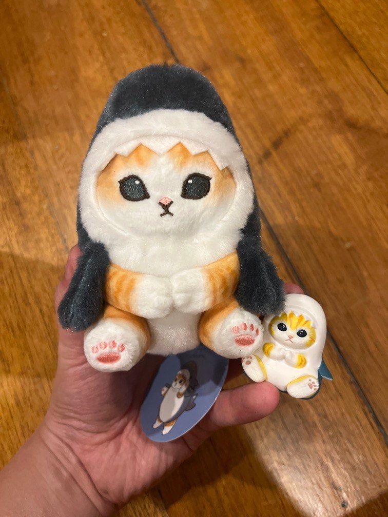 Mofusand Shark Plush, Hobbies & Toys, Toys & Games on Carousell