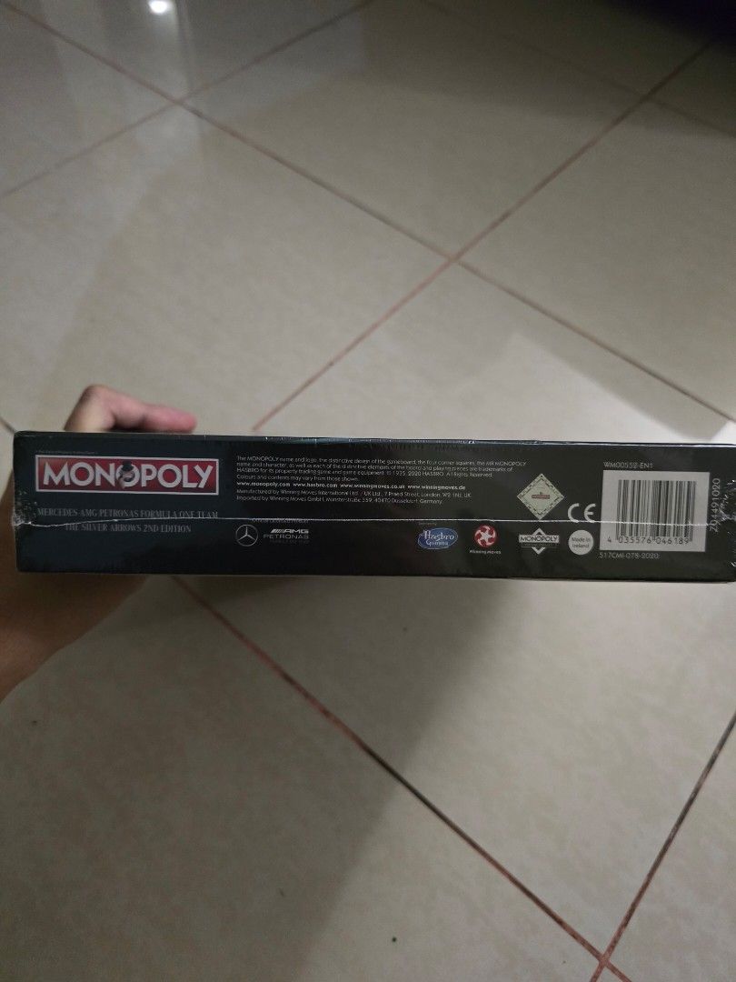 MONOPOLY MERCEDES TEAM THE SILVER ARROWS 2ND EDITION, Hobbies & Toys ...