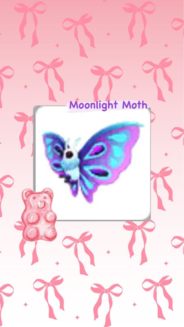 Moonlight Moth Adopt Me, Video Gaming, Video Games, Others on Carousell
