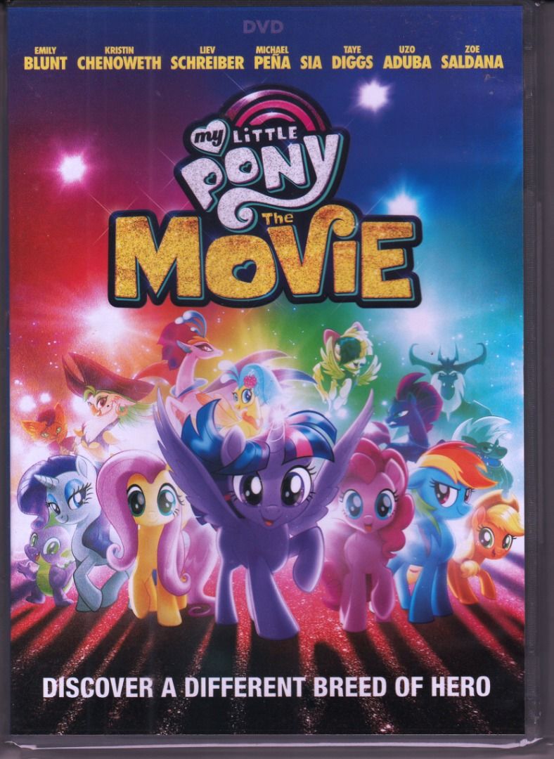 My Little Pony: The Movie [DVD], Hobbies & Toys, Music & Media, CDs & DVDs on Carousell