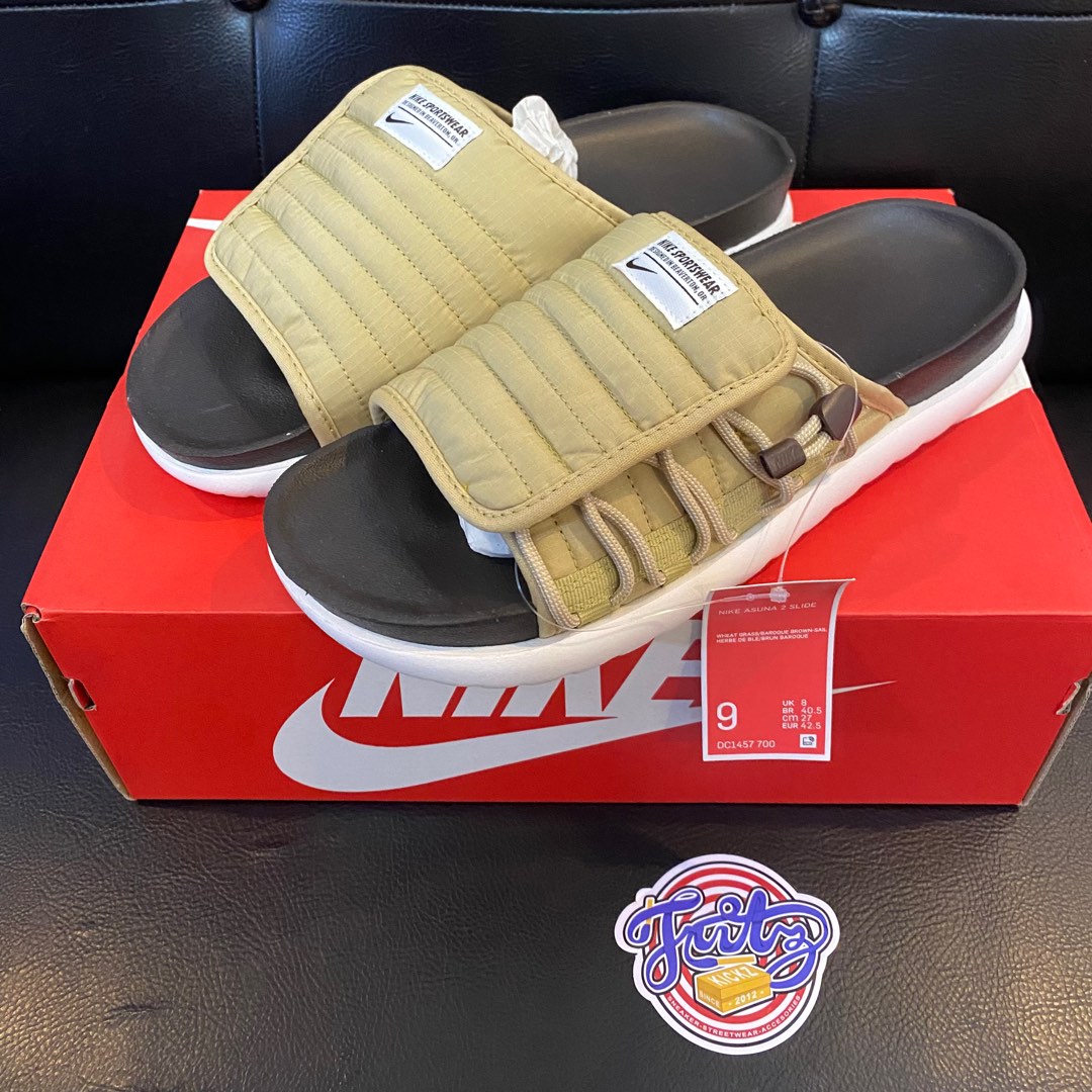 Nike Asuna 2 Slide Colorway: Baroque/Brown size: 9us, Men's Fashion ...