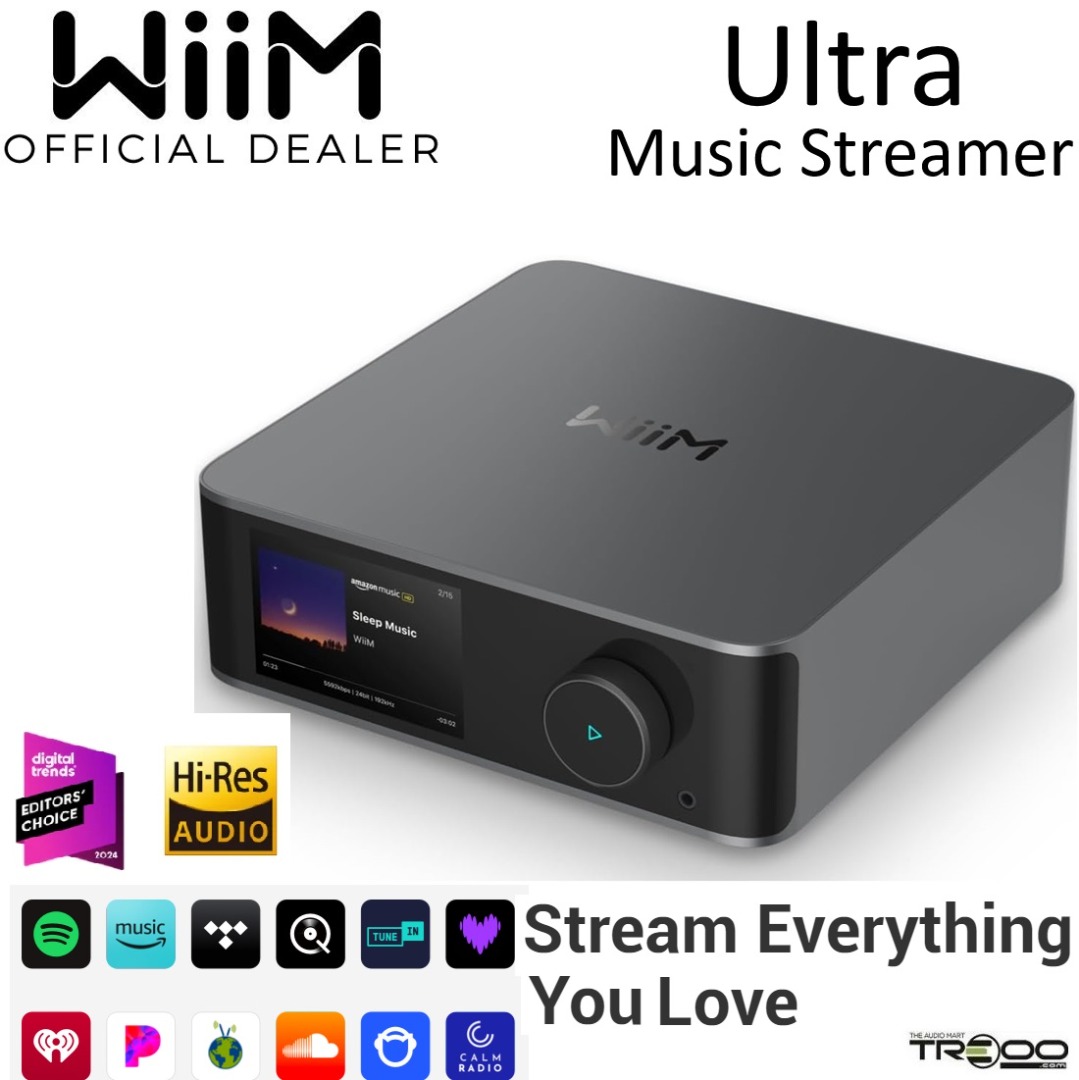 [Official]($20 Cashback!) WiiM Ultra MQA Multi-Room Wireless Bluetooth Transceiver, WiFi Network ...