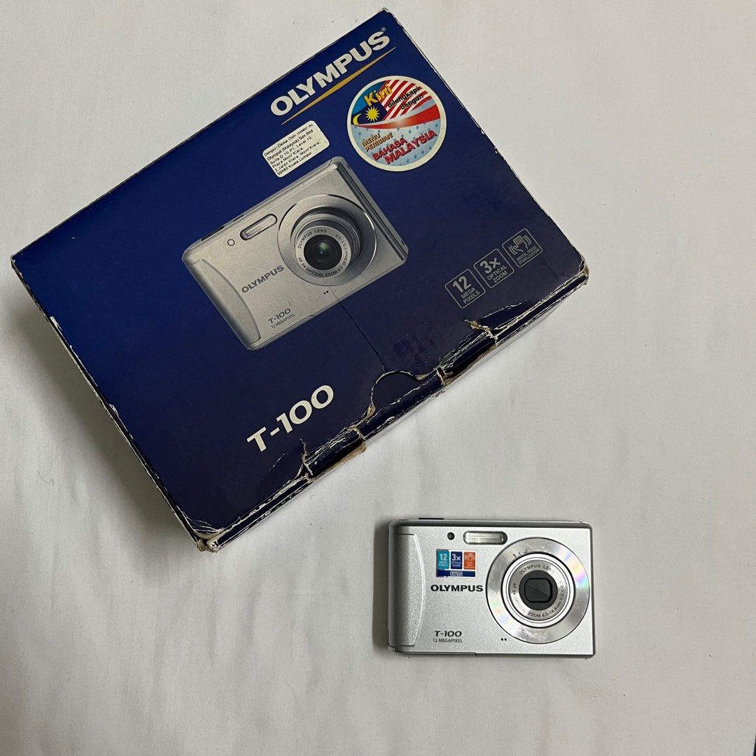 Olympus T-100 fullset with box Digital Camera CCD Digicam, Photography ...