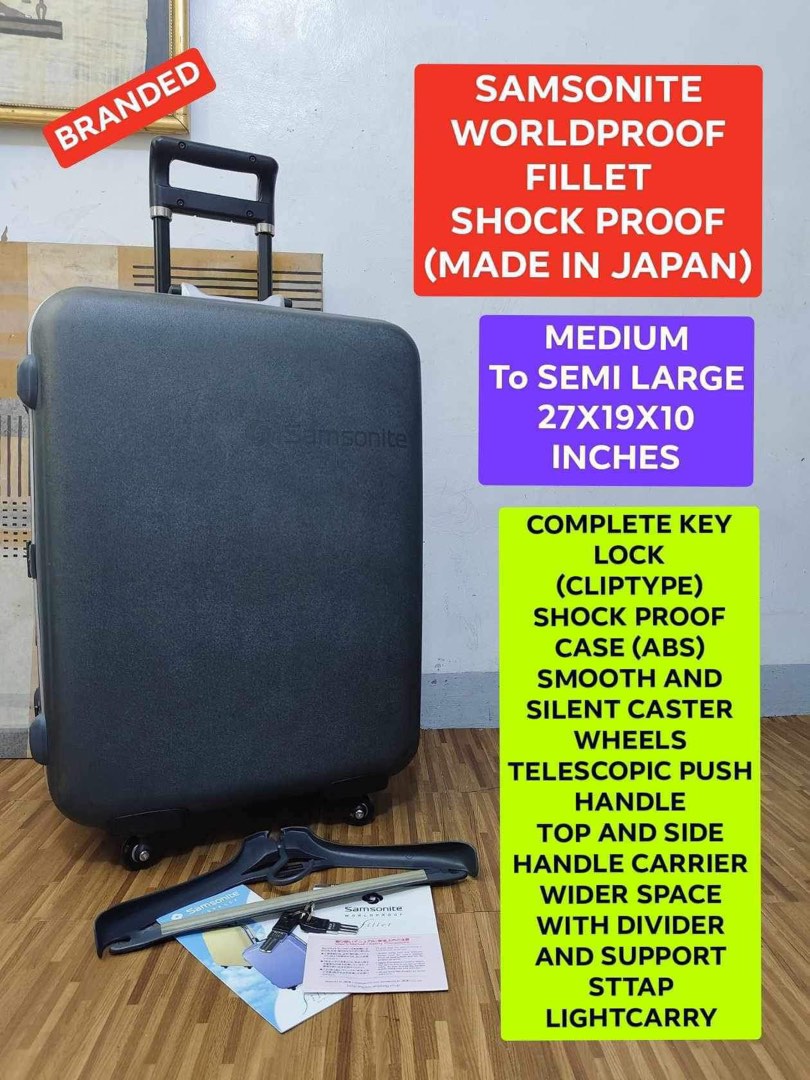 ORIGINAL SAMSONITE WORLD PROOF FILLET IMPORTED FROM JAPAN MEDIUM TO ...