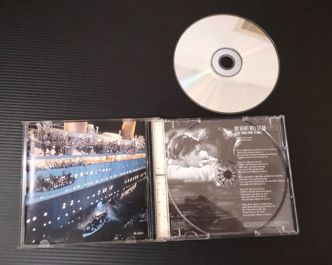 Original Titanic Cd Music From The Motion Picture (Issue Year 1997 ...