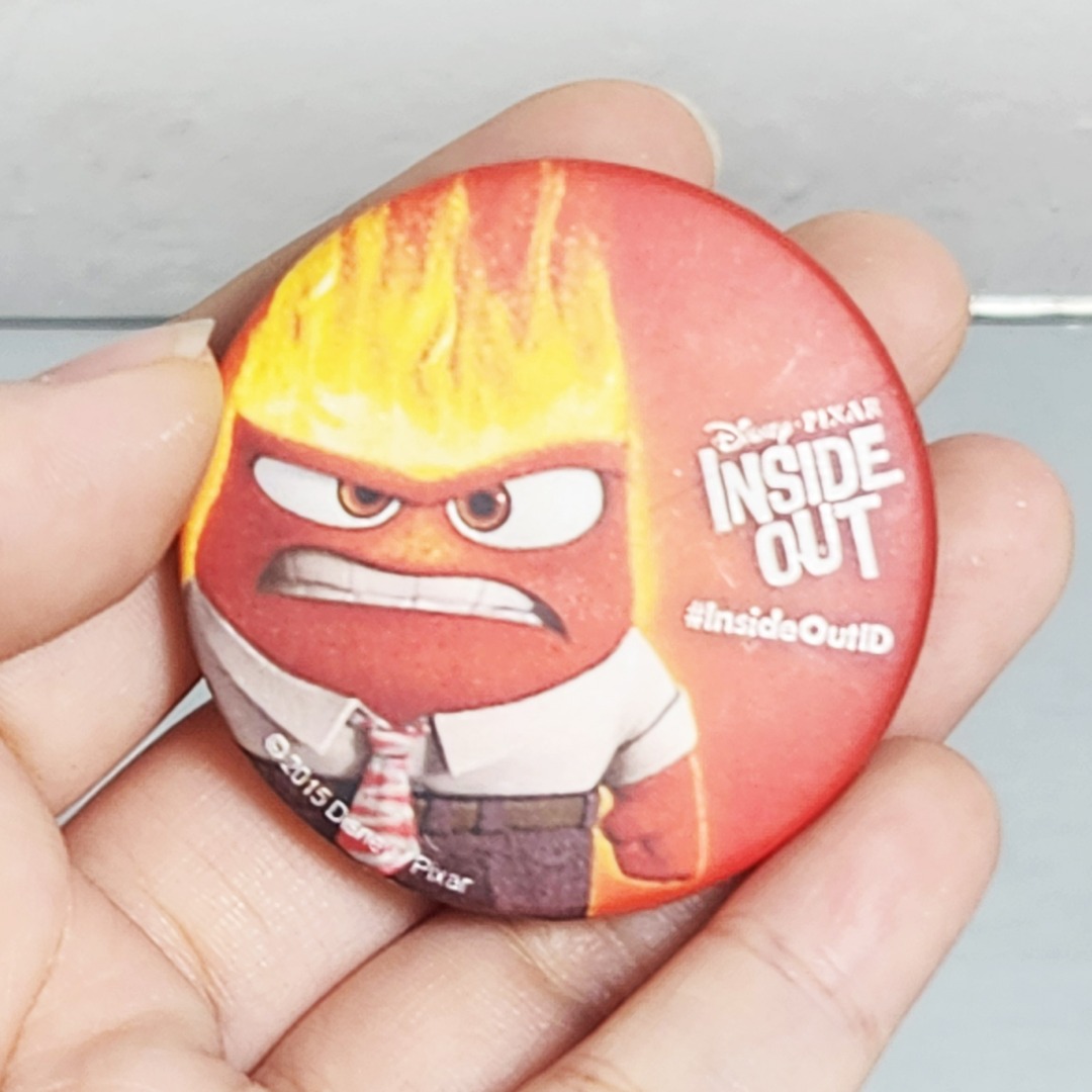 Pin Disney Pixar Inside Out - Angry, Toys & Collectibles, Lainnya di ...