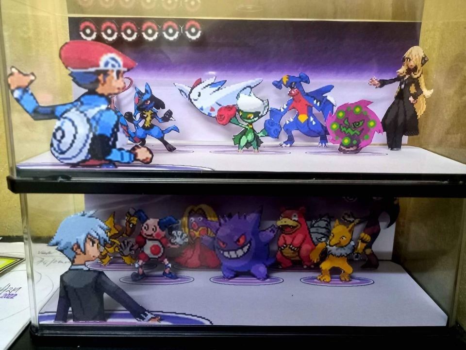 Pokemon Red Diorama - Prof. Oak's Lab Shadowbox Collectibles, Hobbies ...