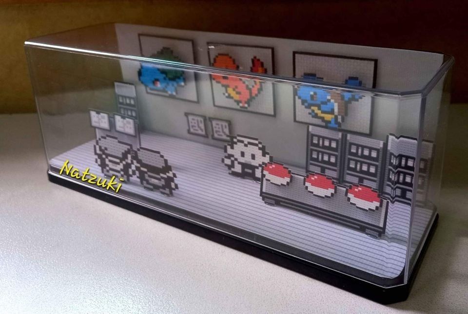 Pokemon Red Diorama - Prof. Oak's Lab Shadowbox Collectibles, Hobbies ...